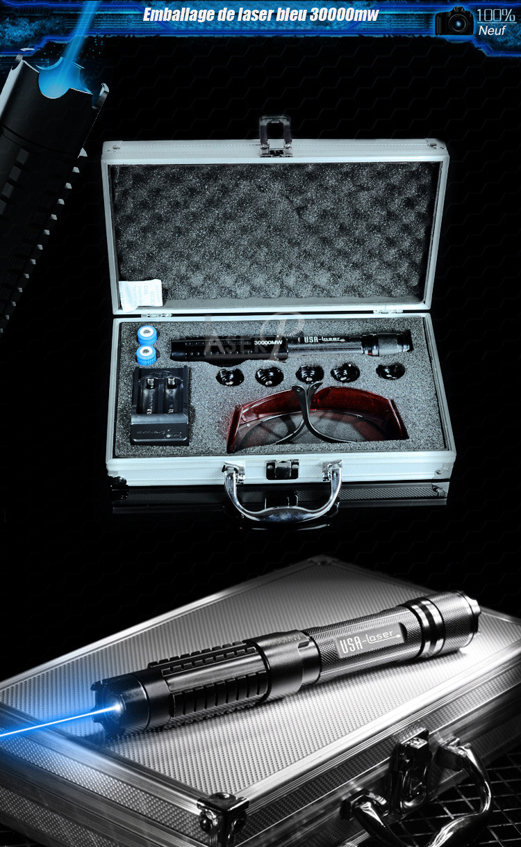 laser bleu 30000mW